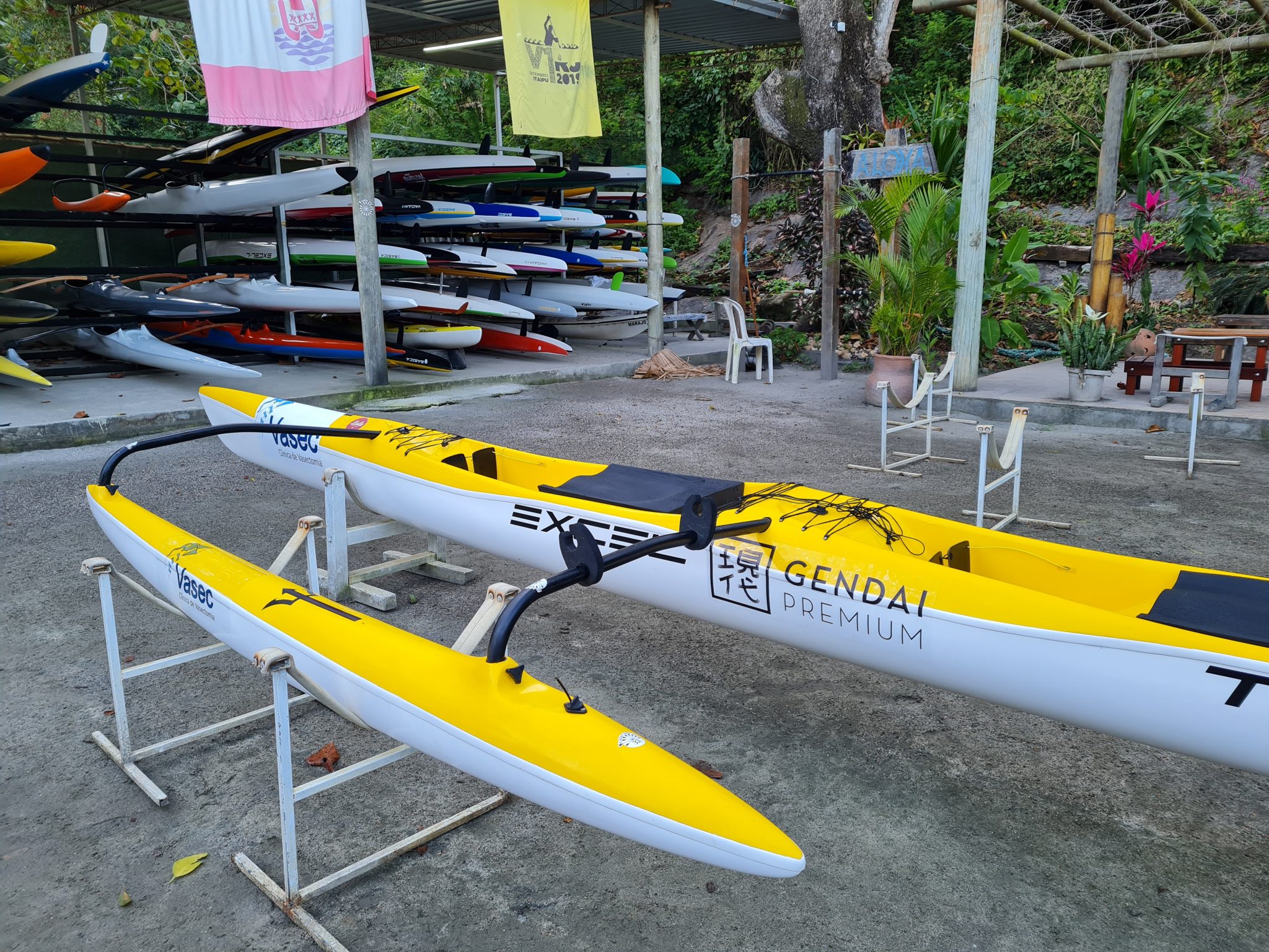 VENDE-SE: Canoa oc2 Excel twin básica - Sestaro Canoagem